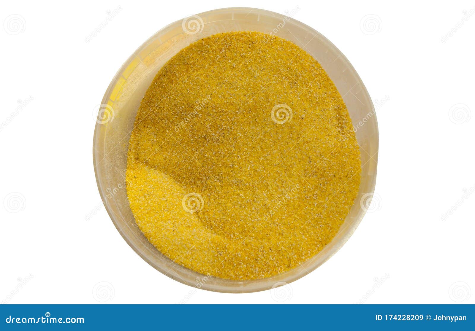 Corn Flour for Polenta Isolated Stock Image - Image of polenta, organic ...