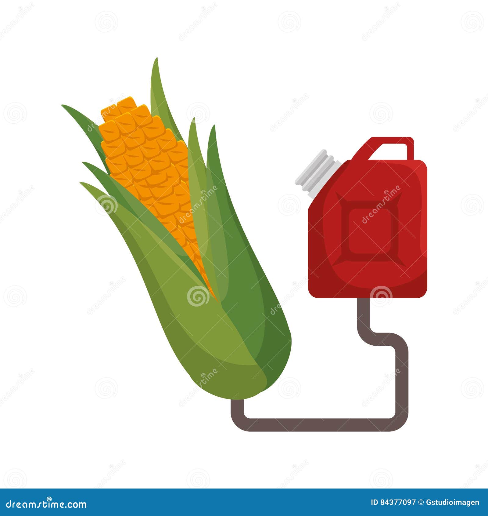 Corn fuel product icon stock illustration. Illustration of maize - 84377097