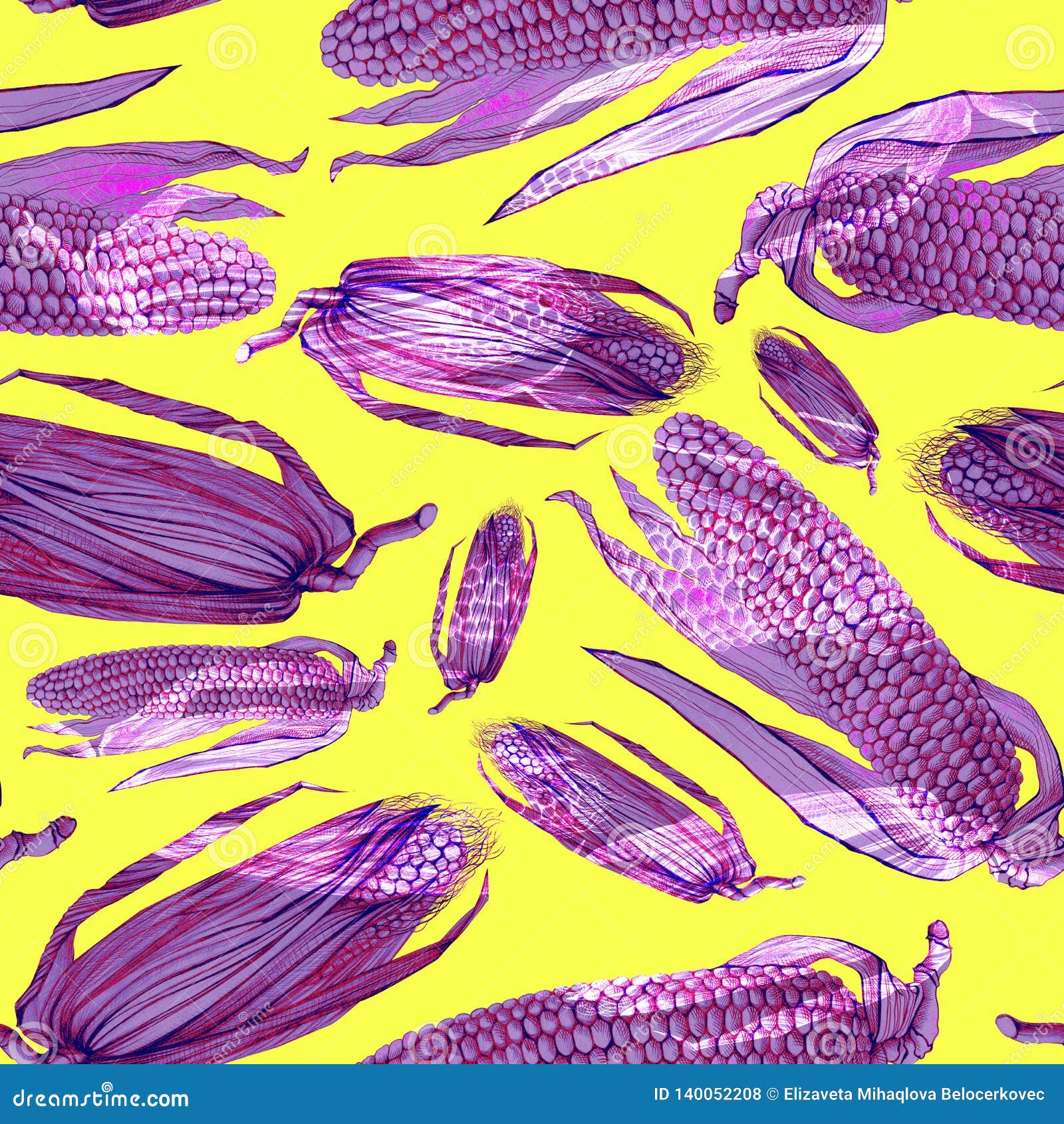 Corn Seamless Texture Tile Stock Photo | CartoonDealer.com #128719866