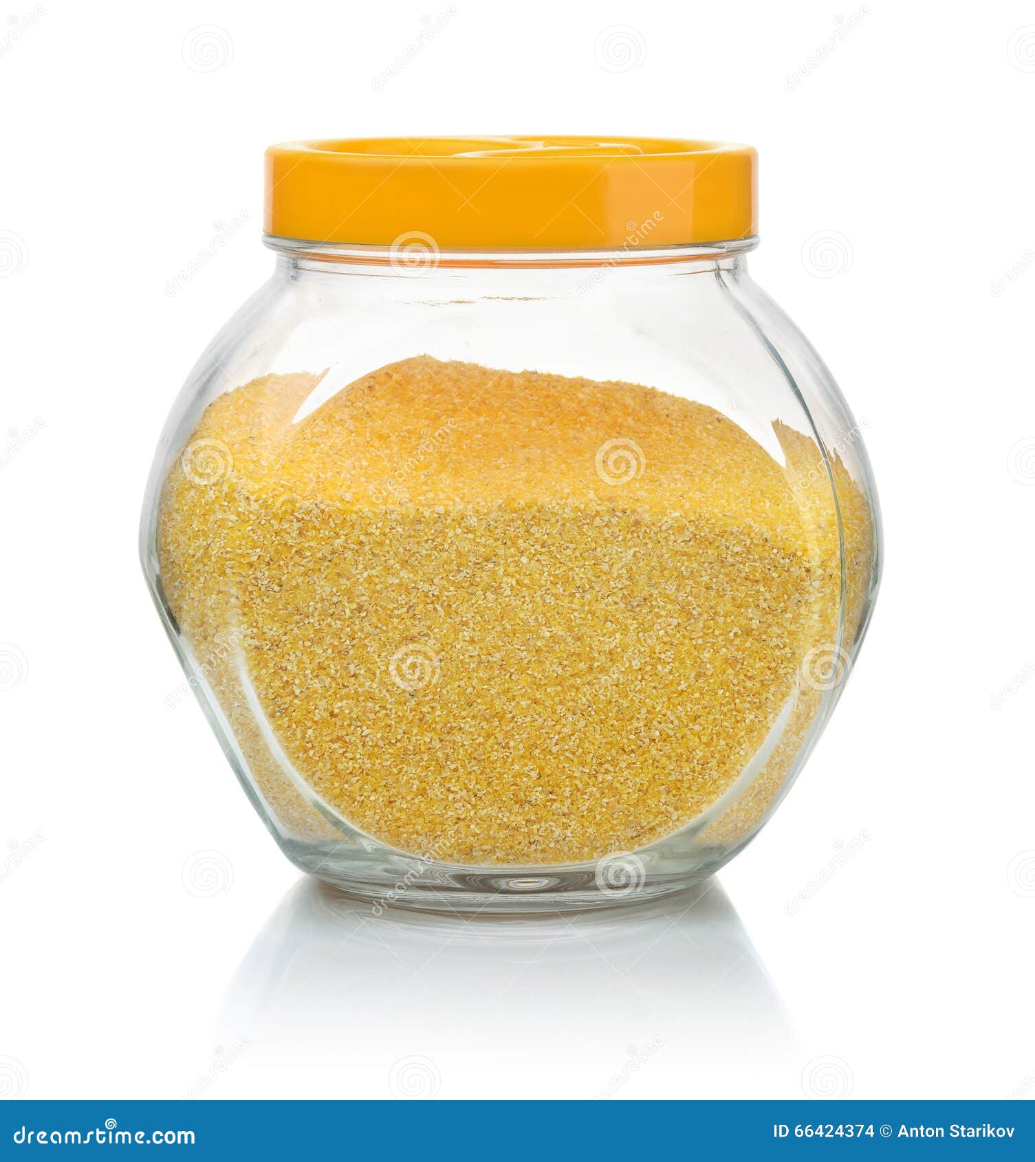 Corn grits stock photo. Image of container, dieting, grits - 66424374