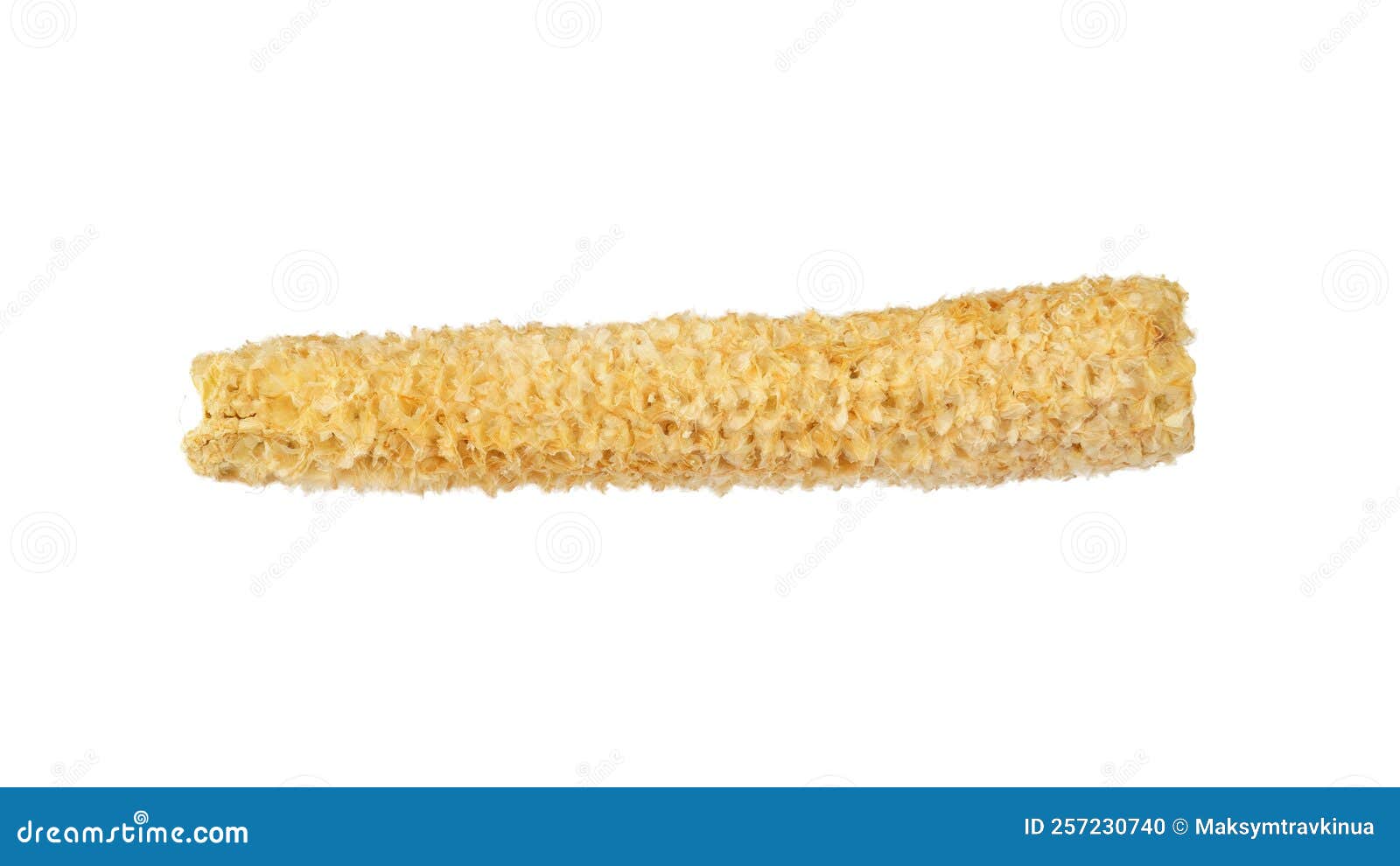 Empty Corn Head Isolated on White Background Stock Photo - Image of ...