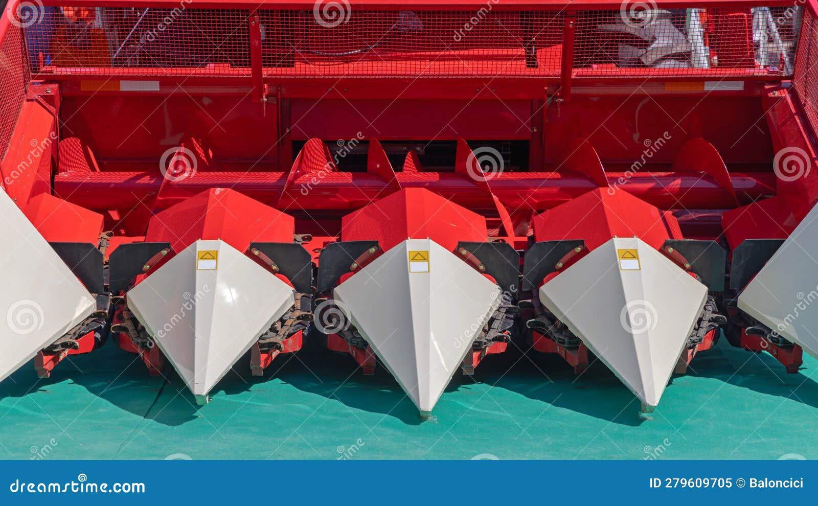 Corn Header Attachment stock image. Image of food, grains - 279609705