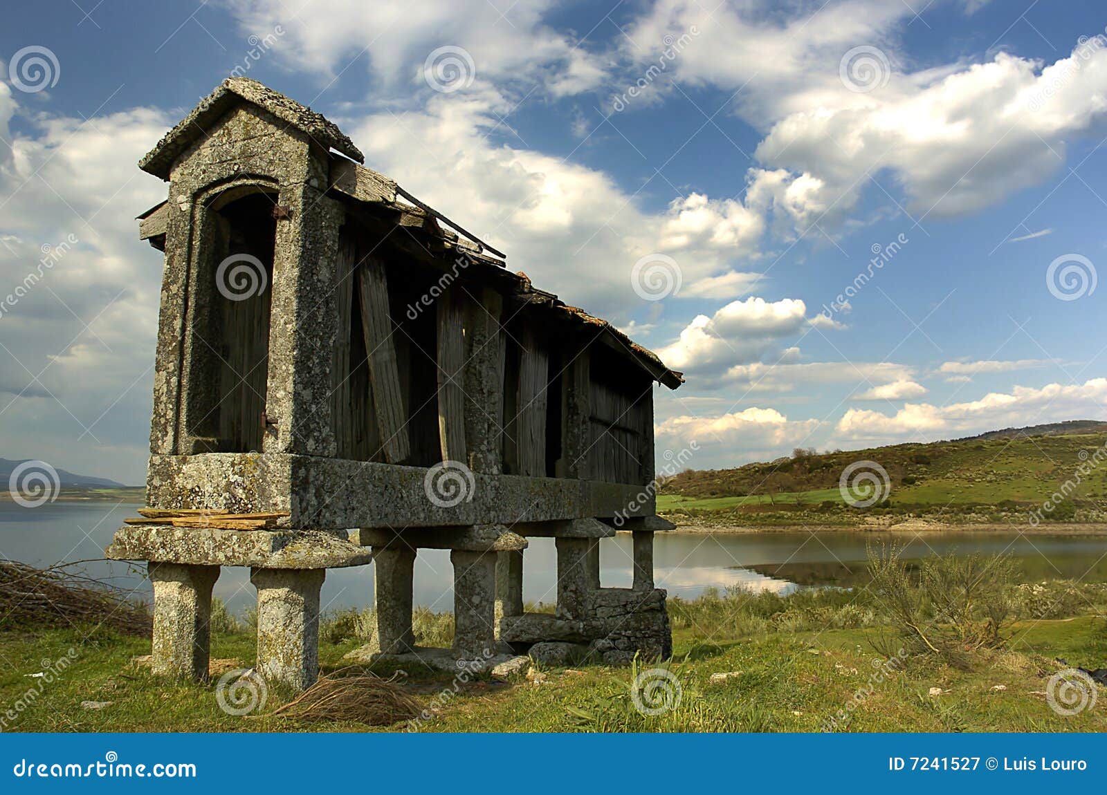 Corn house stock image. Image of river, corn, nature, blue - 7241527