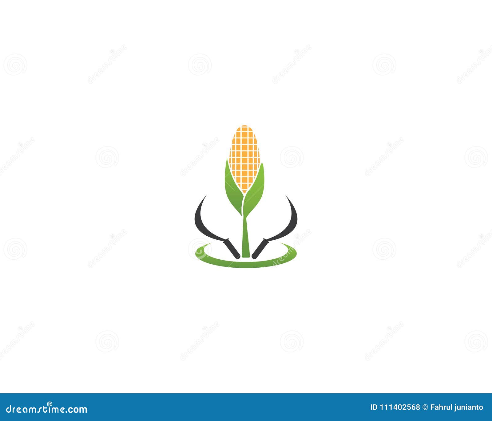 Corn Icon Sign Logo Design Template Stock Vector - Illustration of ...