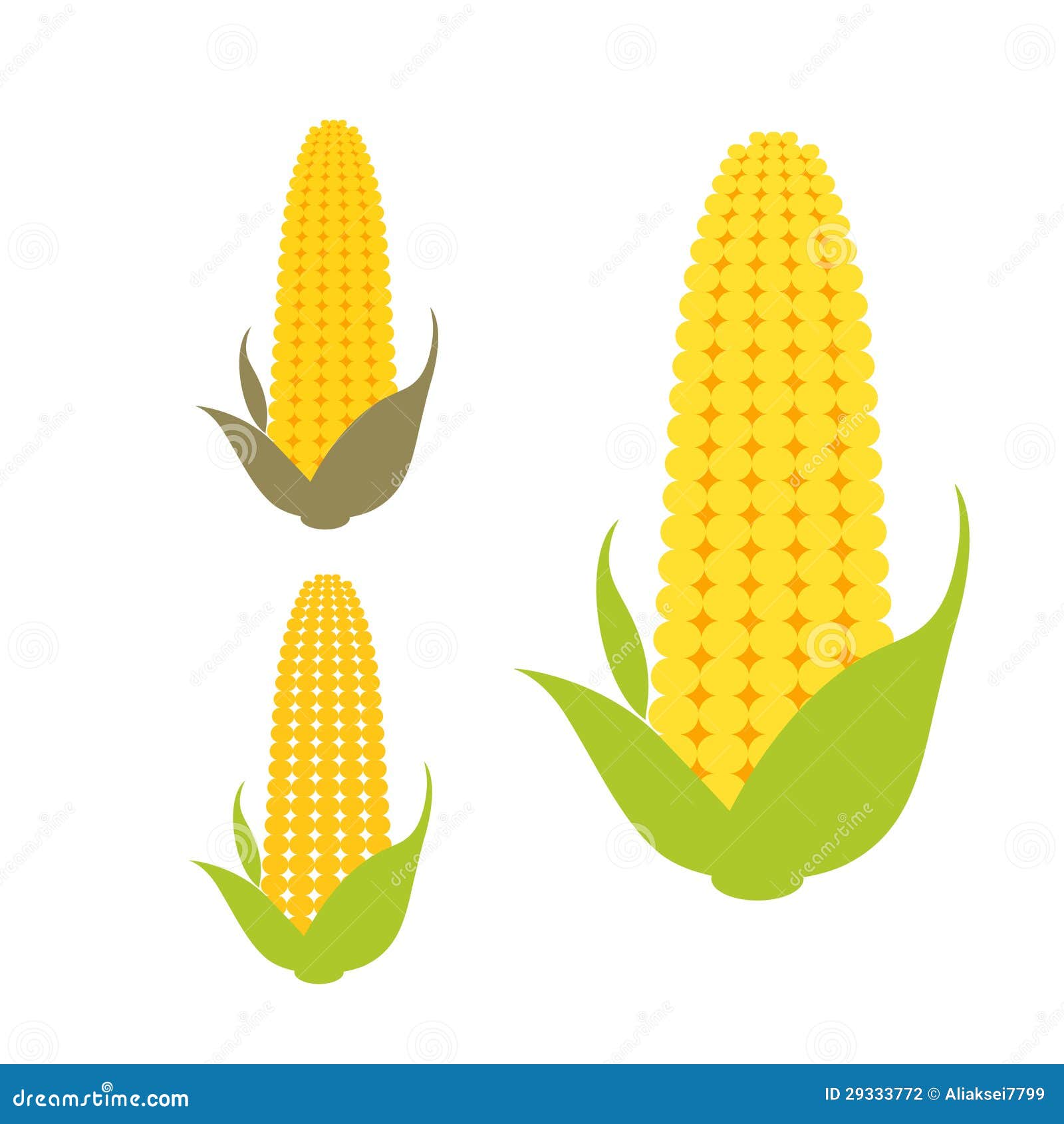 Corn. Logo stock vector. Illustration of village, yellow - 29333772