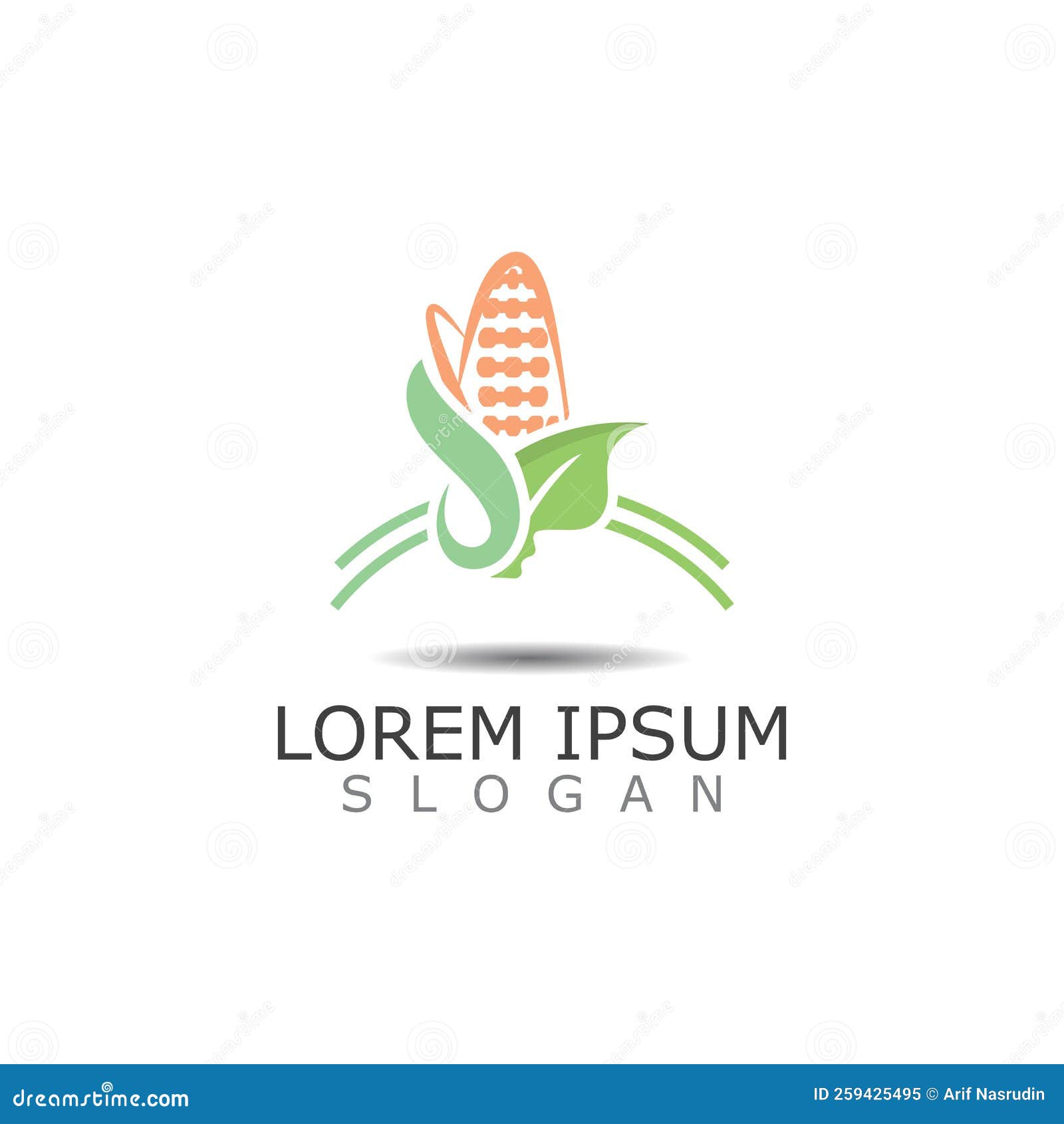 Corn Logo Design, Theme,farming Template Nature Illustration Stock ...