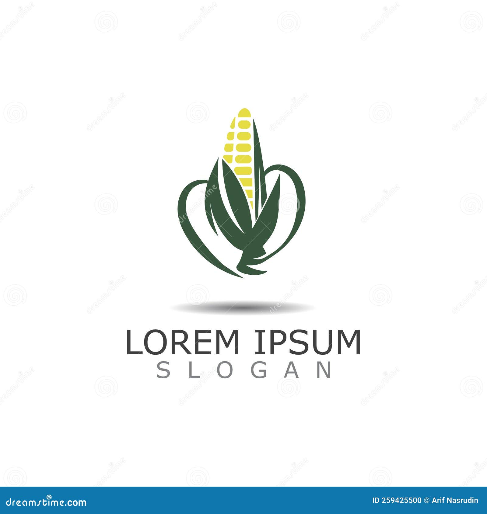 Corn Logo Design, Theme,farming Template Nature Illustration Stock ...