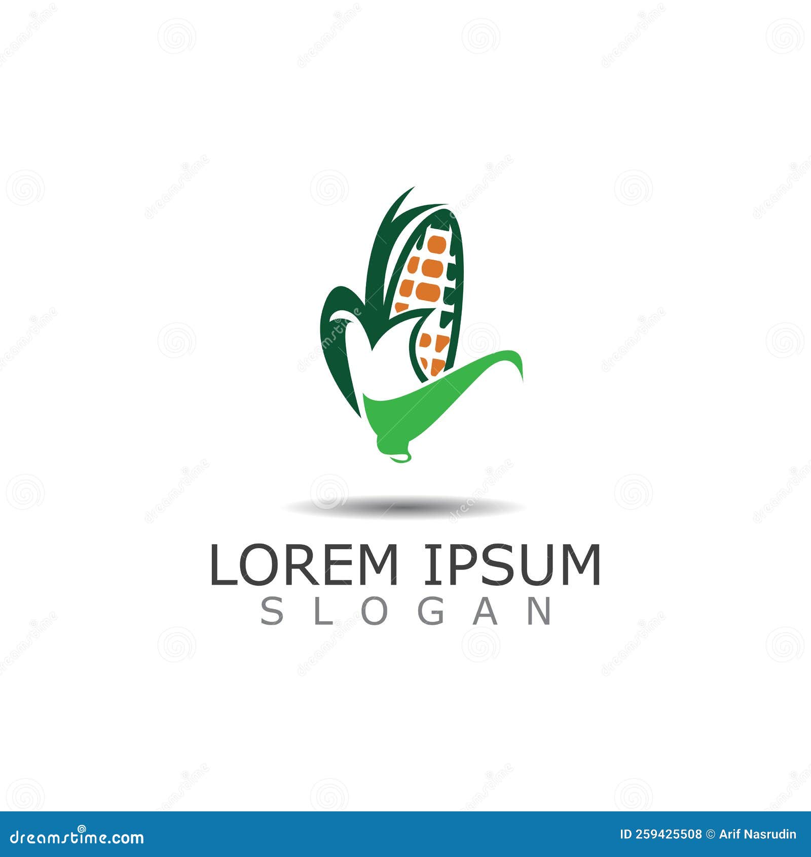 Corn Logo Design, Theme,farming Template Nature Illustration Stock ...