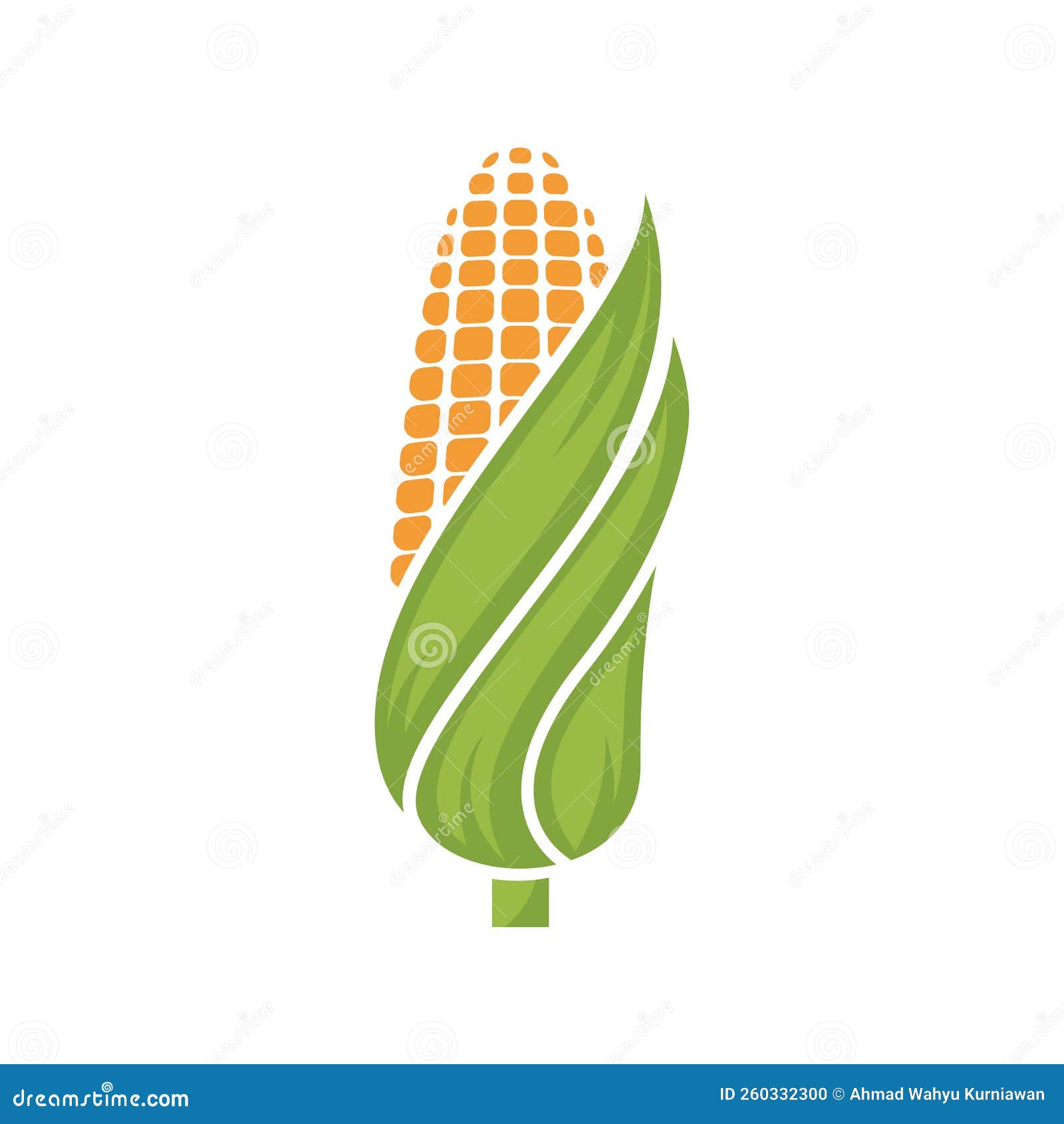 Corn Logo Illustration Vector Stock Vector - Illustration of ingredient ...