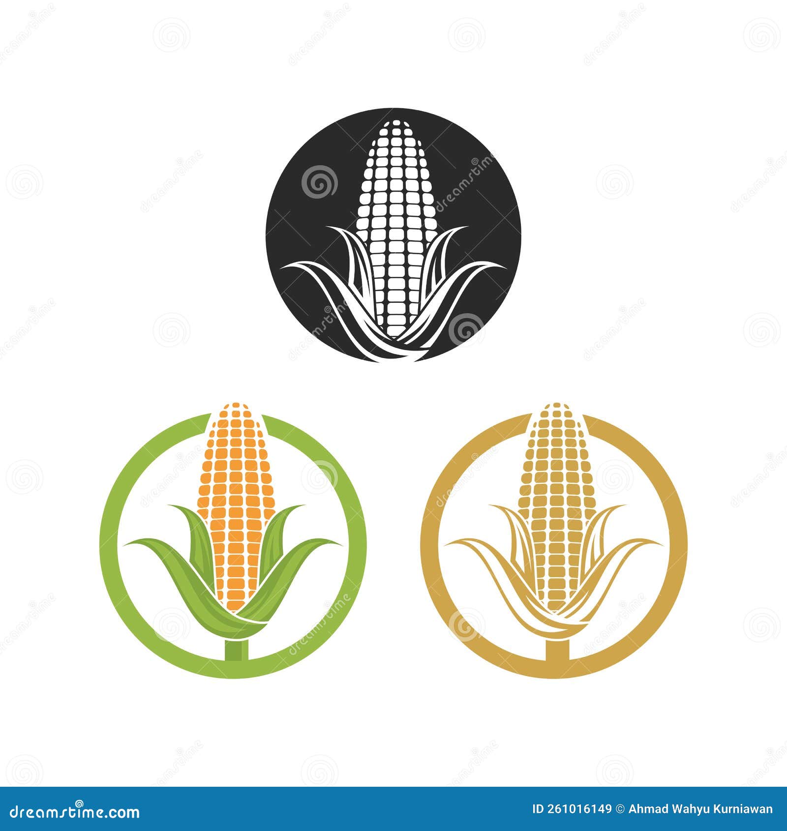 Corn Logo Illustration Vector Stock Vector - Illustration of icon, farm ...