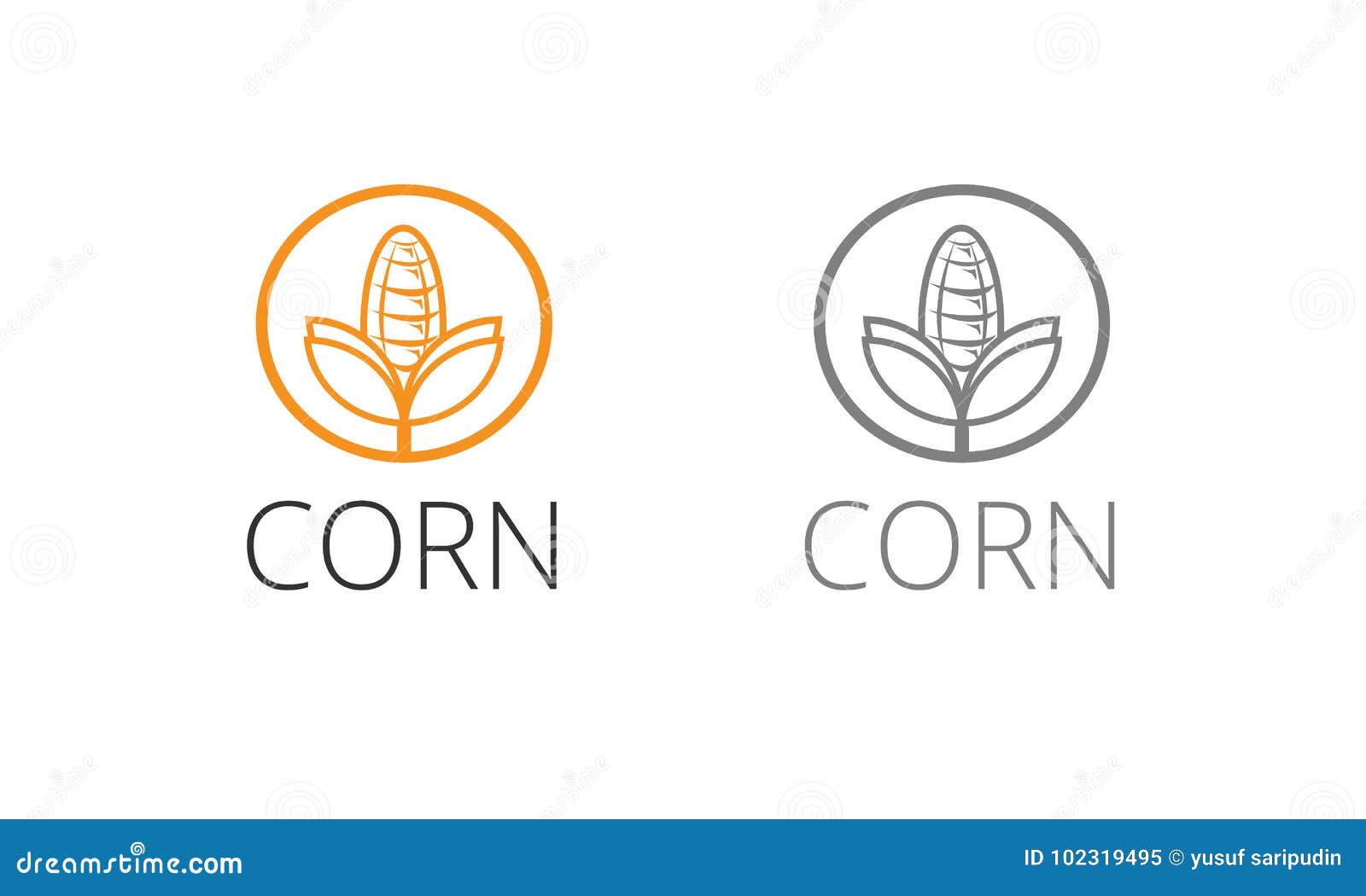 Corn logo stock vector. Illustration of cornlogo, design - 102319495