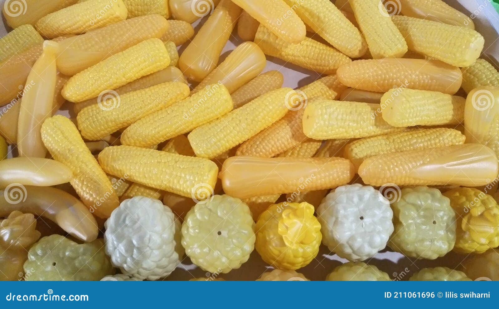 Corn Made from Plastic for Children S Toys Stock Photo - Image of ...