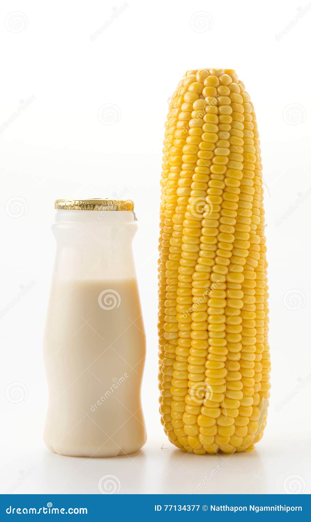 Corn milk stock image. Image of drink, maize, liquid - 77134377