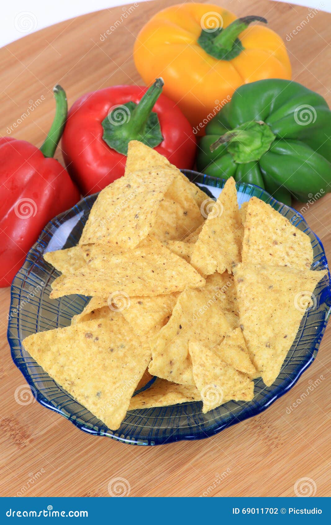Corn nachos stock photo. Image of nachos, salty, bellpeppers - 69011702