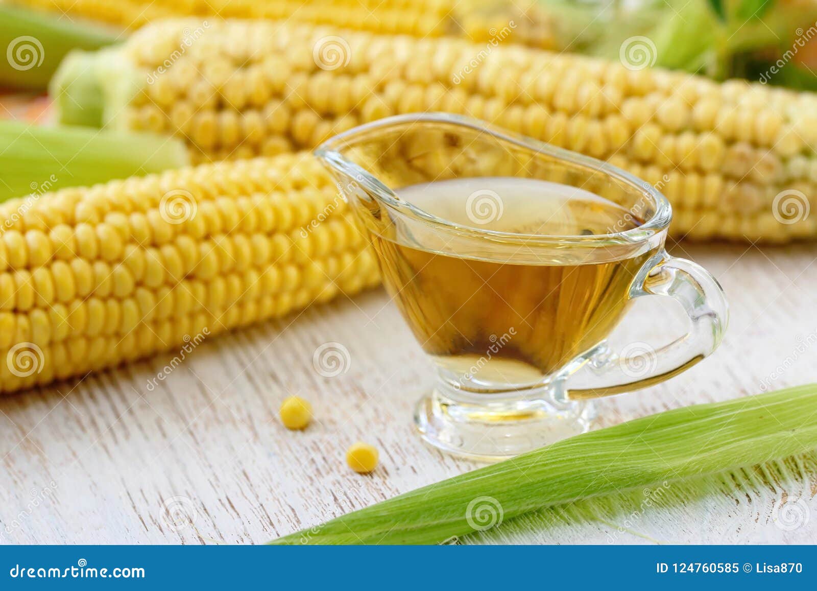 Corn oil and corn cobs stock image. Image of healthy - 124760585