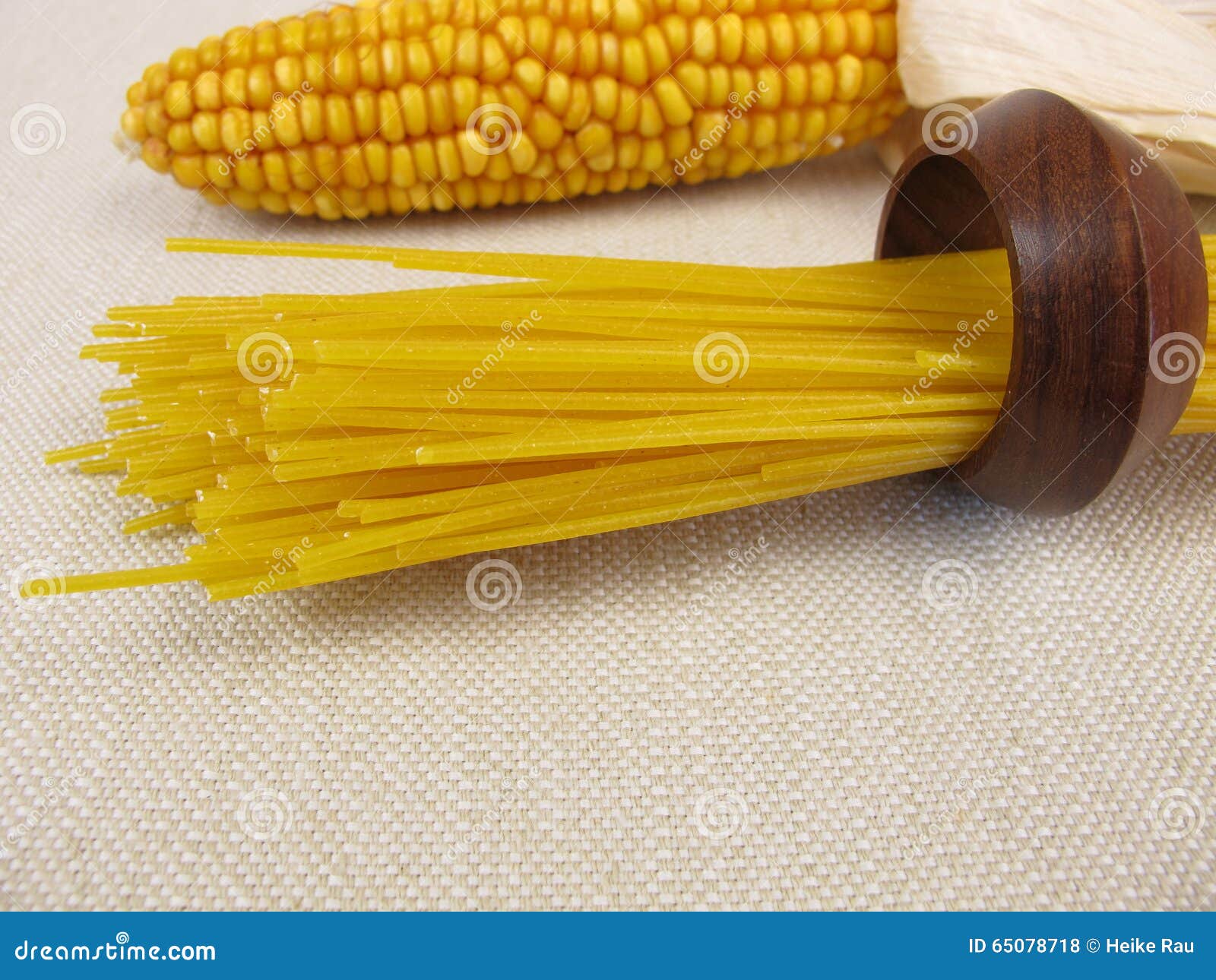 Corn pasta and corn cob stock photo. Image of corn, spaghetti - 65078718