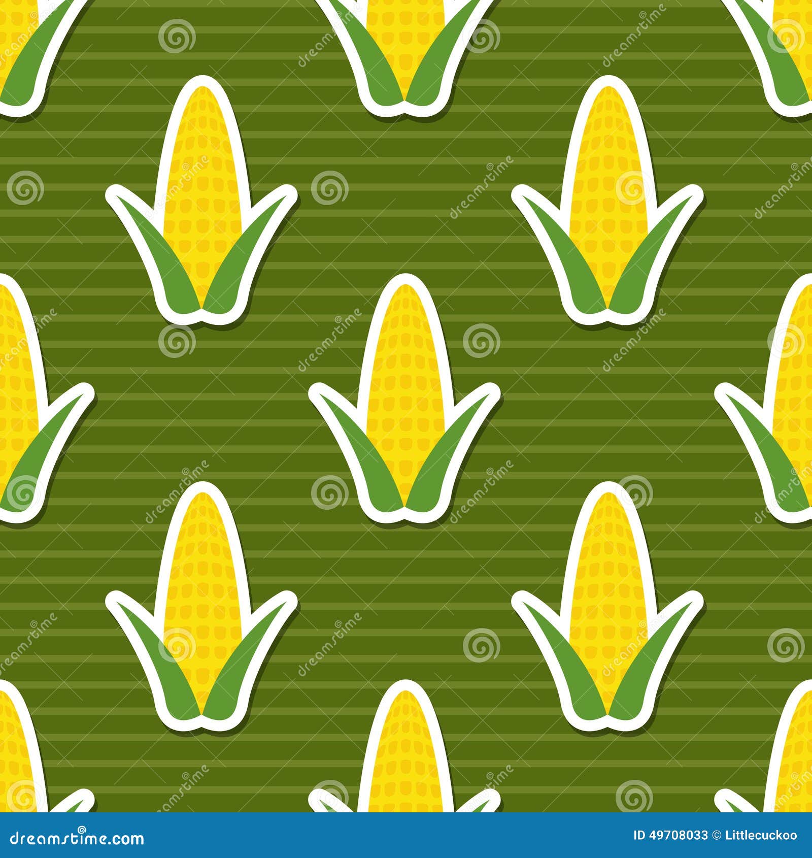 Corn Pattern. Seamless Texture Stock Vector - Illustration of ...