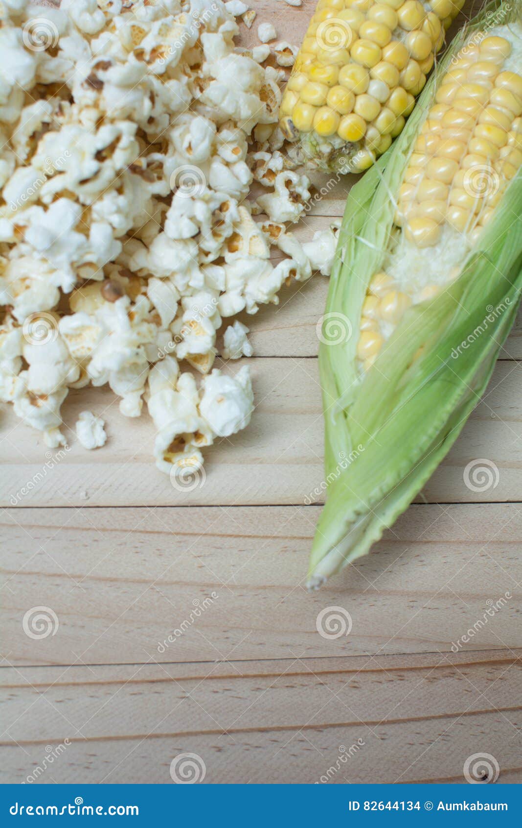 Corn and popcorn stock photo. Image of salt, home, fresh - 82644134