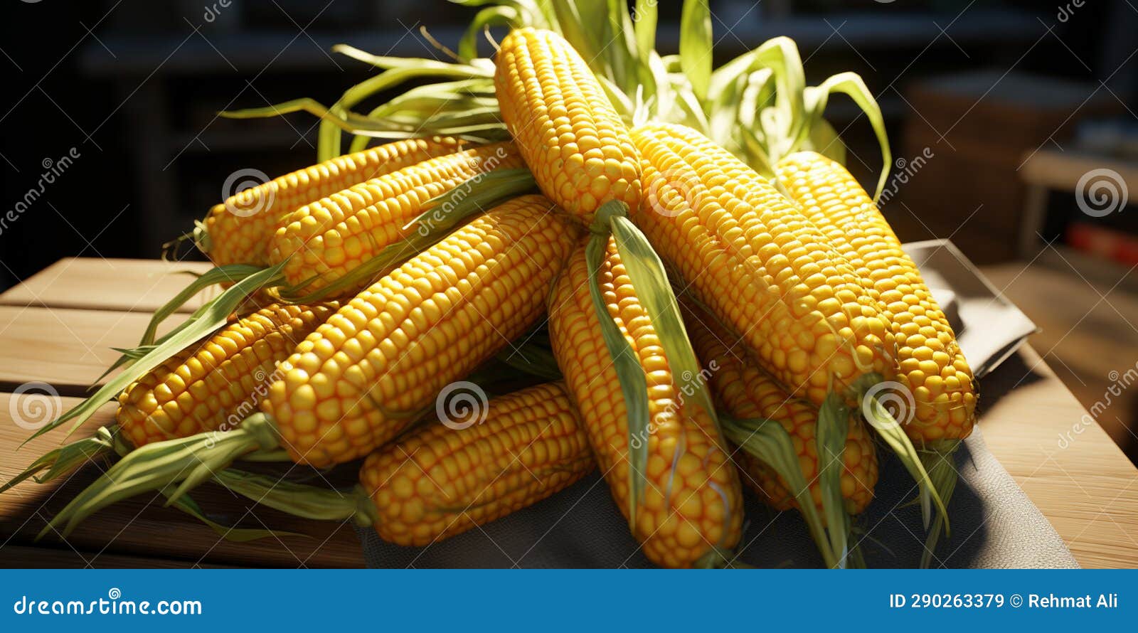 Corn for Processing into Fodder Realistic Stock Image - Image of food ...