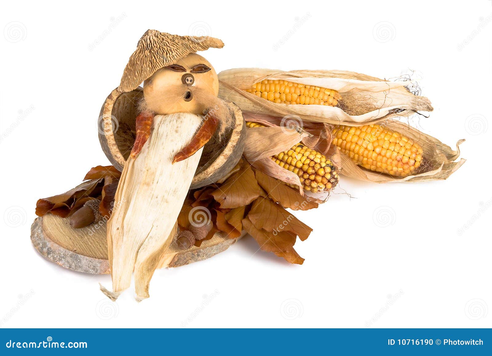 Corn puppet stock photo. Image of creative, fungi, handmade - 10716190