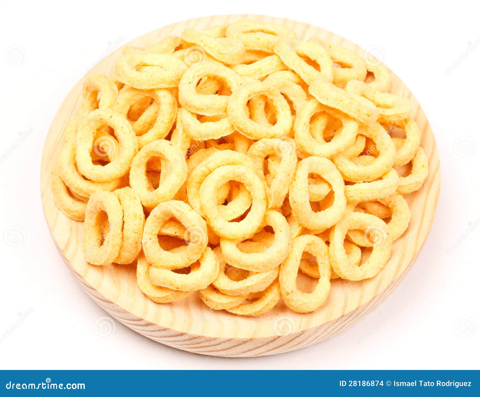 Corn Rings stock photo. Image of plate, fried, group - 28186874