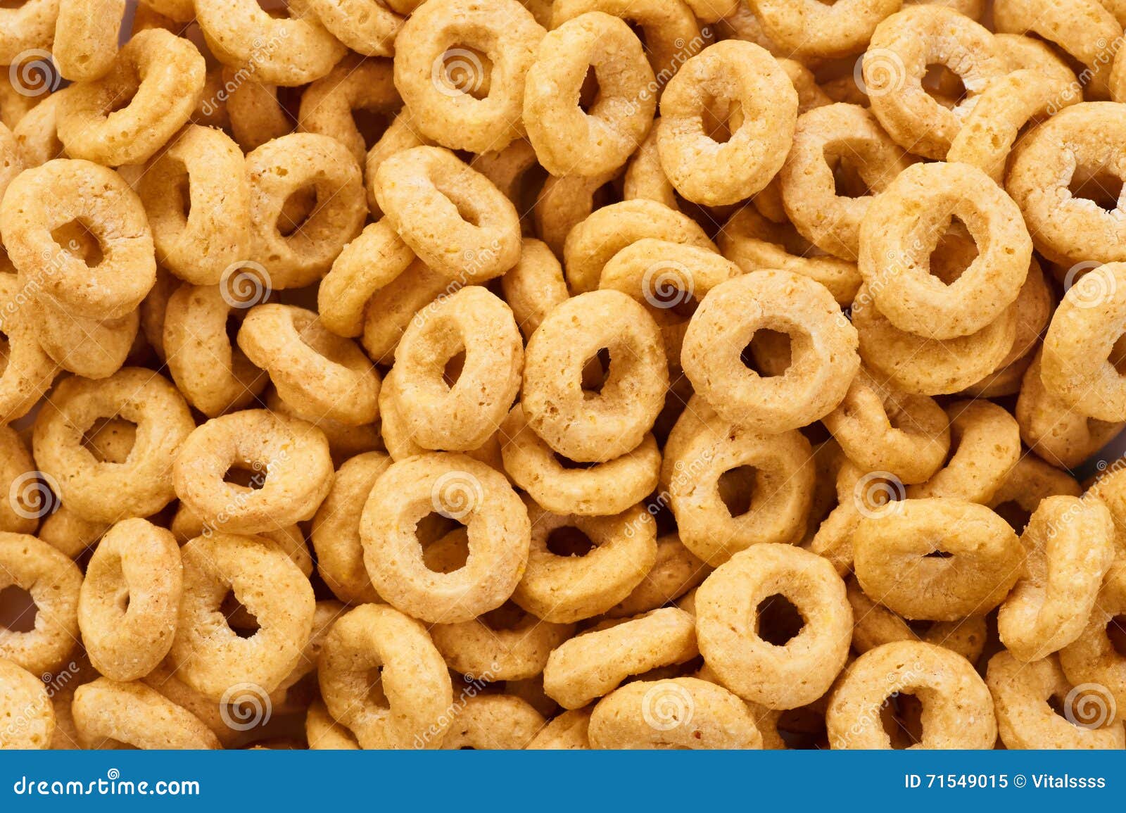 Corn Rings Close-up. Cereals Stock Image - Image of natural, crispy ...