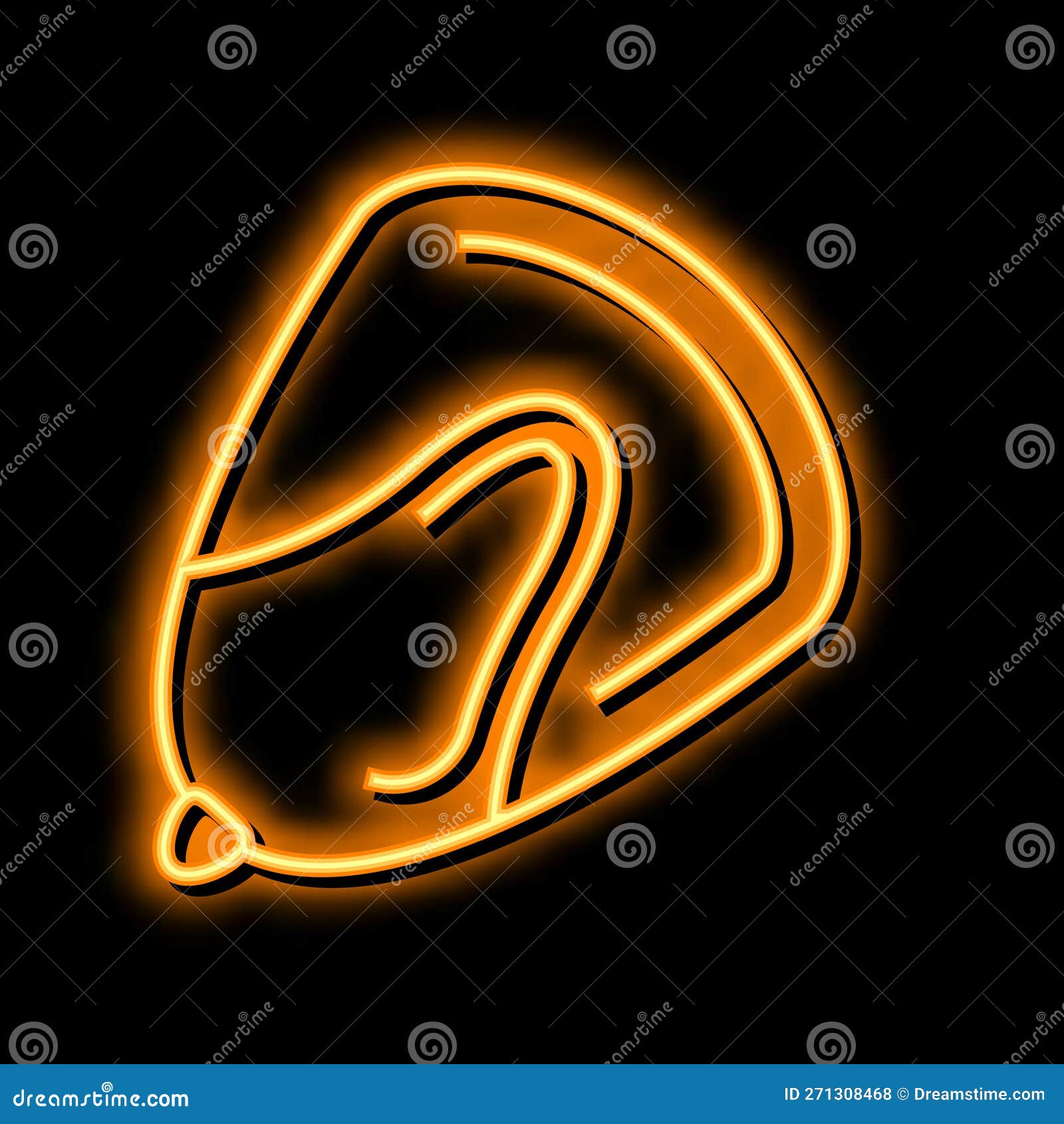 Corn Seed Neon Glow Icon Illustration Stock Vector - Illustration of ...