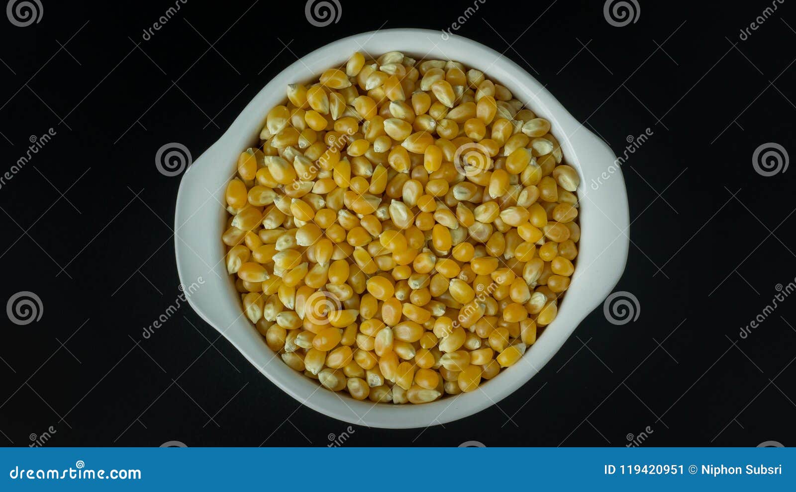 Corn Seeds Close Up Background Image. Stock Image - Image of ...