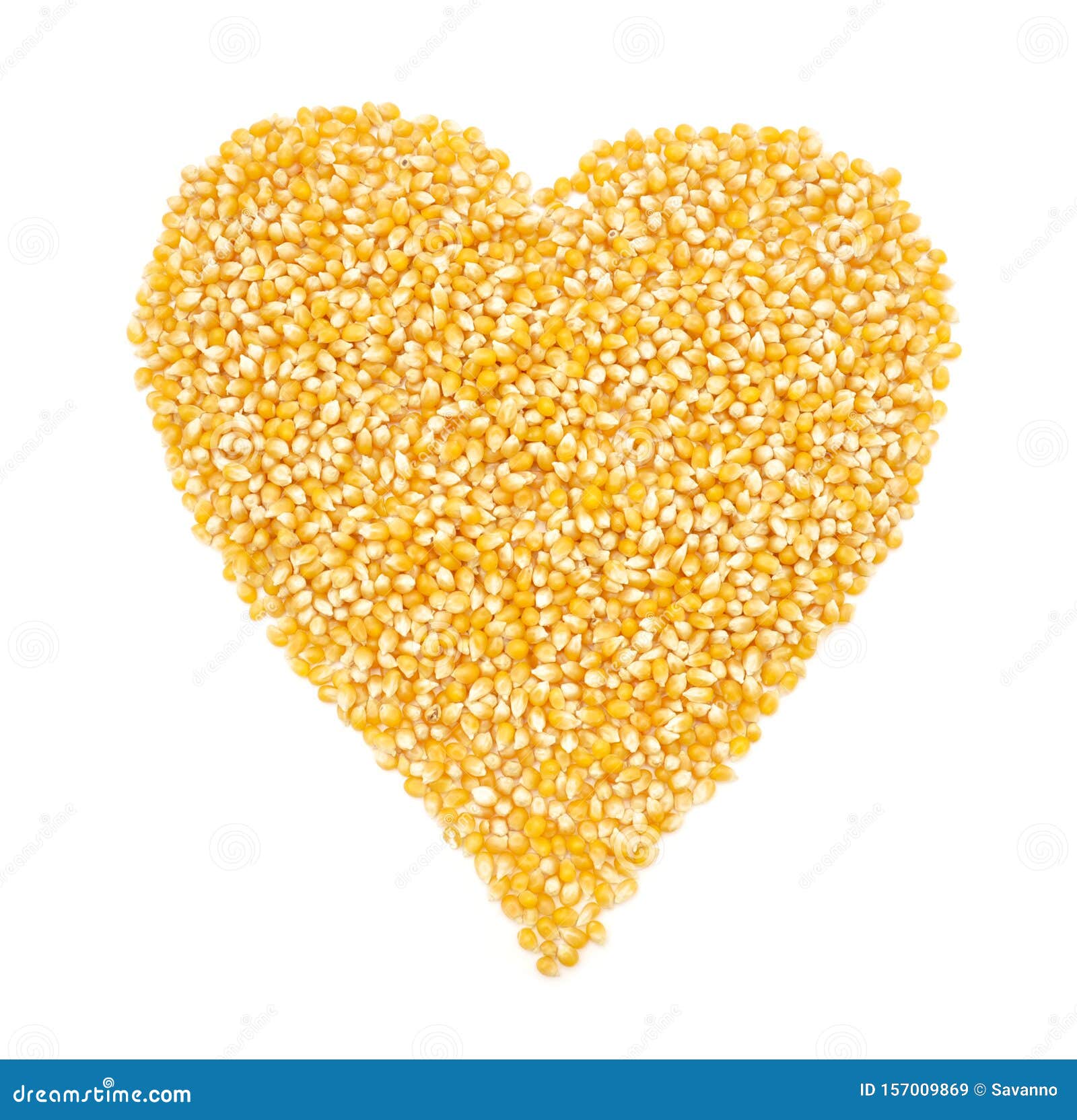 Corn seeds in heart shape stock image. Image of basic - 157009869