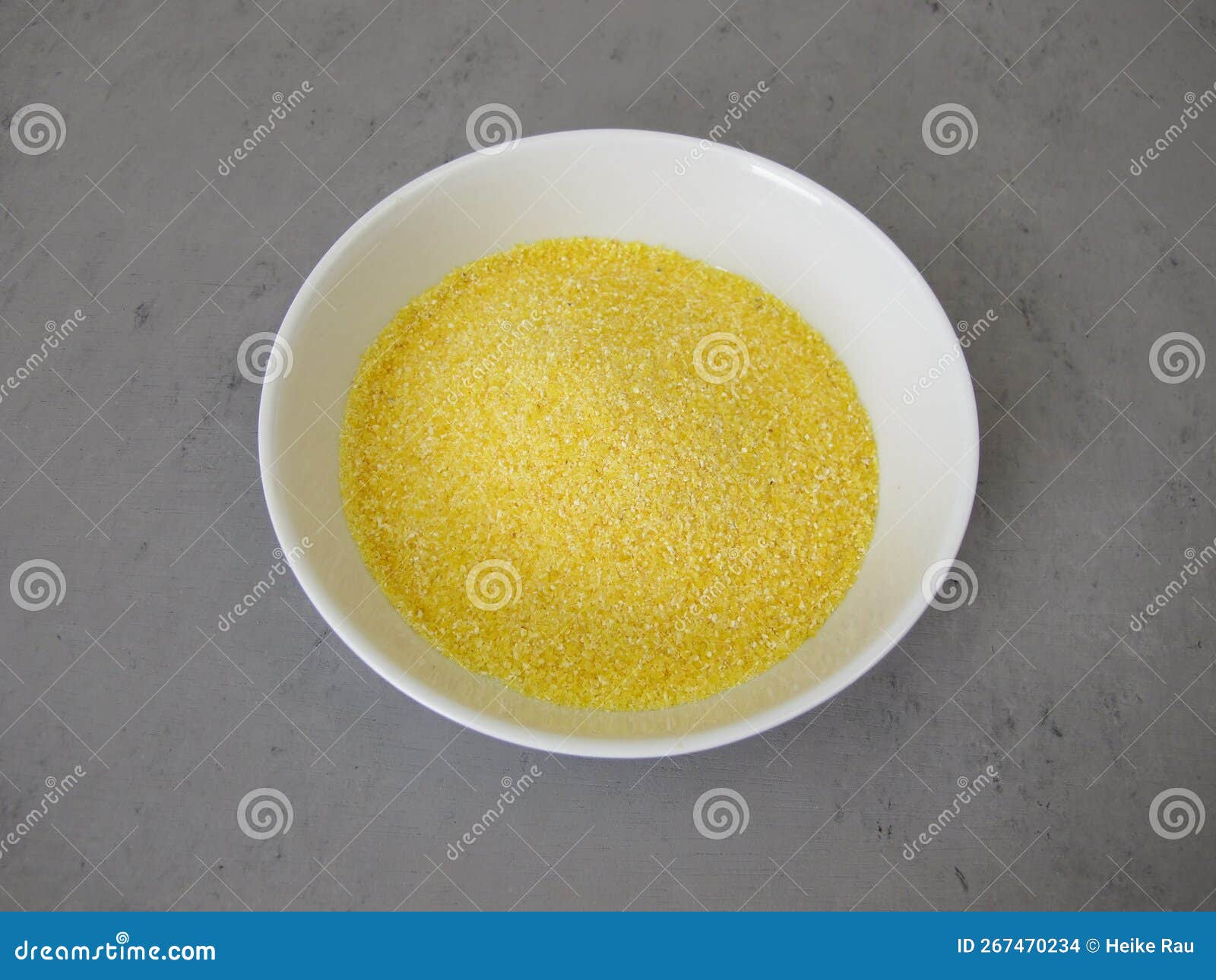 Corn Semolina in a Shallow Bowl Stock Photo - Image of cuisine, bowl ...