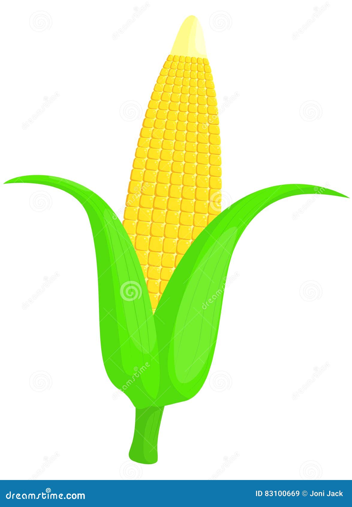 Corn of simple stock vector. Illustration of vector, background - 83100669
