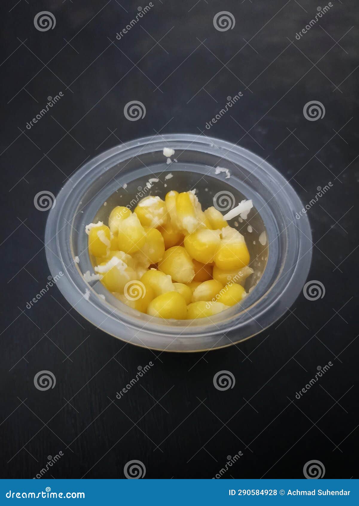 Processed Food Made from Corn As the Main Ingredient in a Container ...