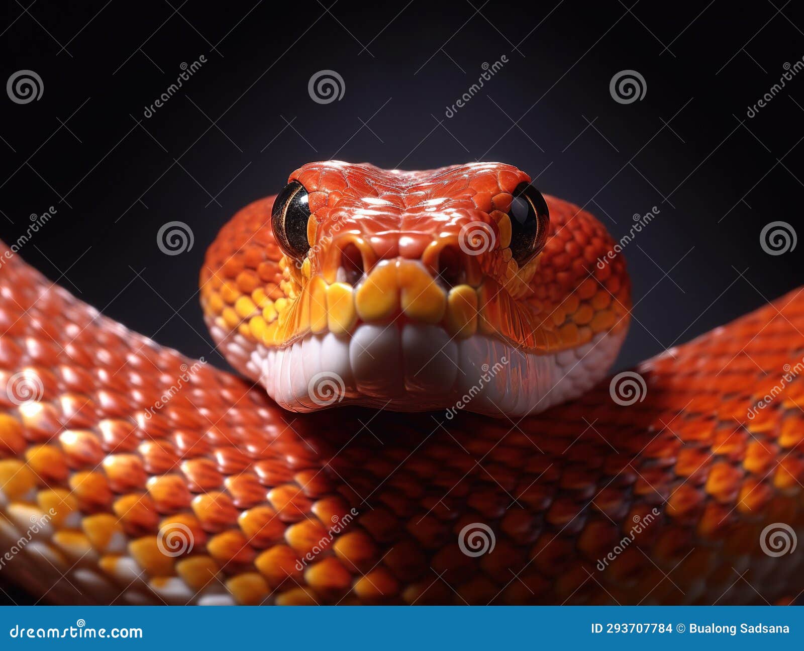 Ai Generated Illustration Wildlife Concept of Corn Snake Stock ...