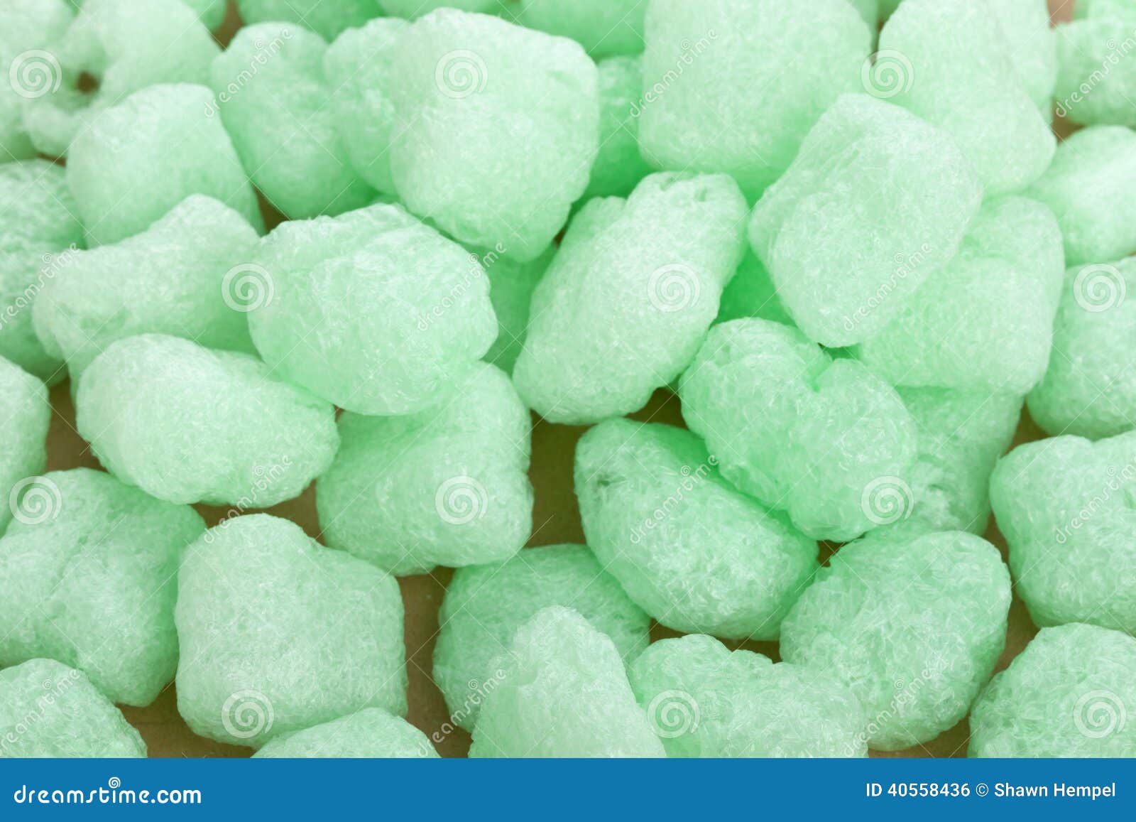 Corn Starch Packaging Material Stock Photo - Image of mail ...