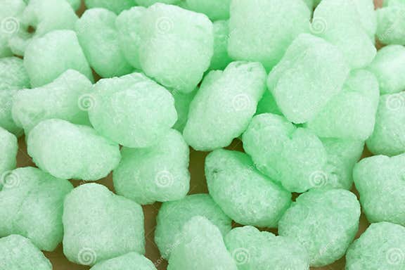 Corn Starch Packaging Material Stock Photo - Image of mail ...