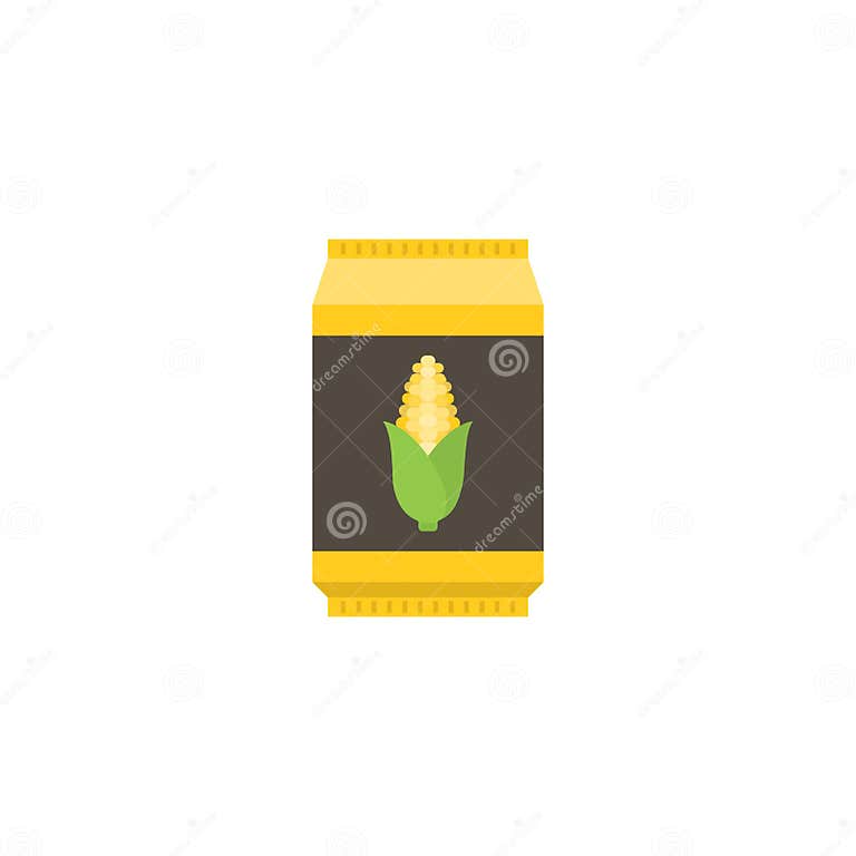 Corn Starch in Paper Package Stock Vector - Illustration of bakery ...