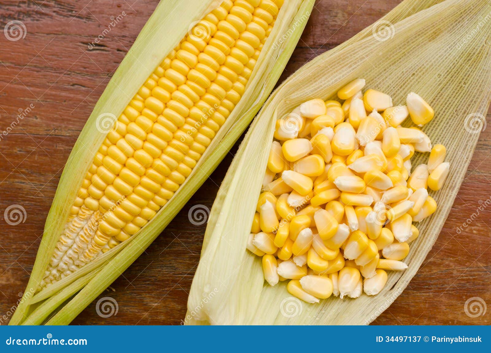Corn on table stock image. Image of corn, golden, nutrition - 34497137