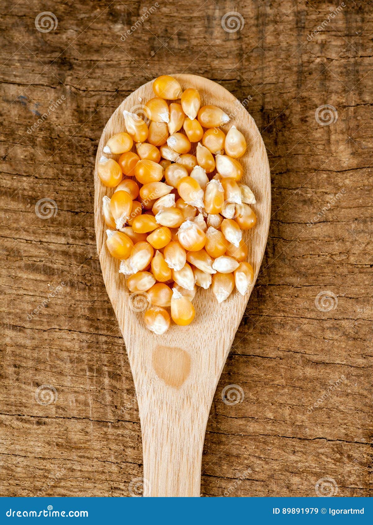 Corn table spoon stock image. Image of buckwheat, healthy - 89891979