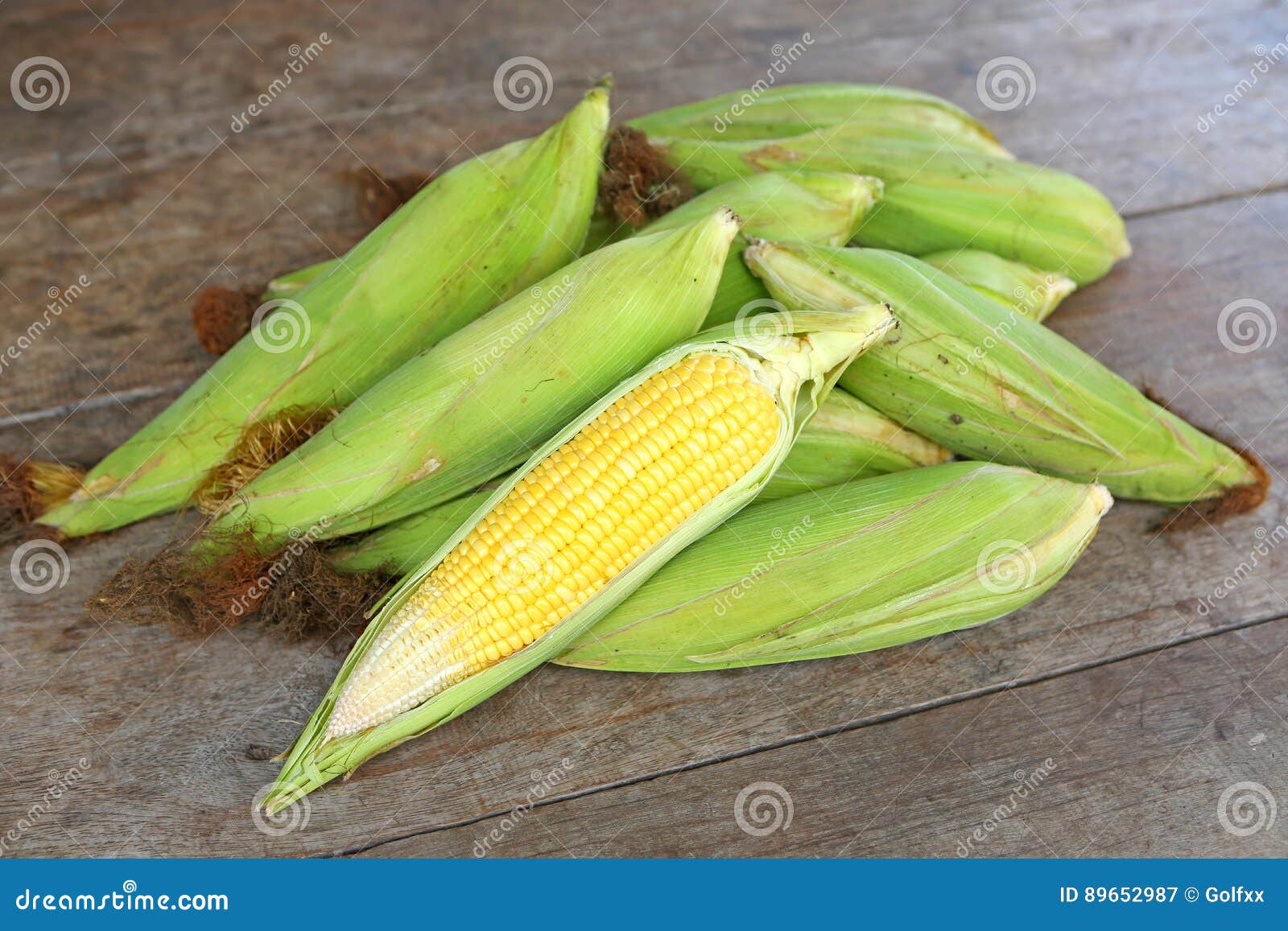 Corn on table stock image. Image of corn, nutritious - 89652987