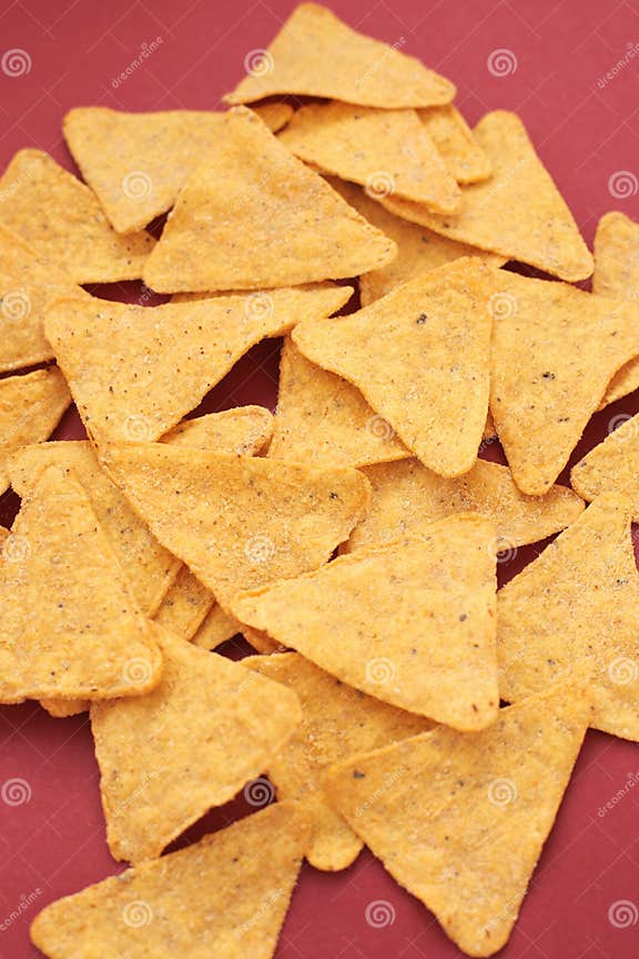 Corn triangular snacks stock photo. Image of salty, spicy - 245965096