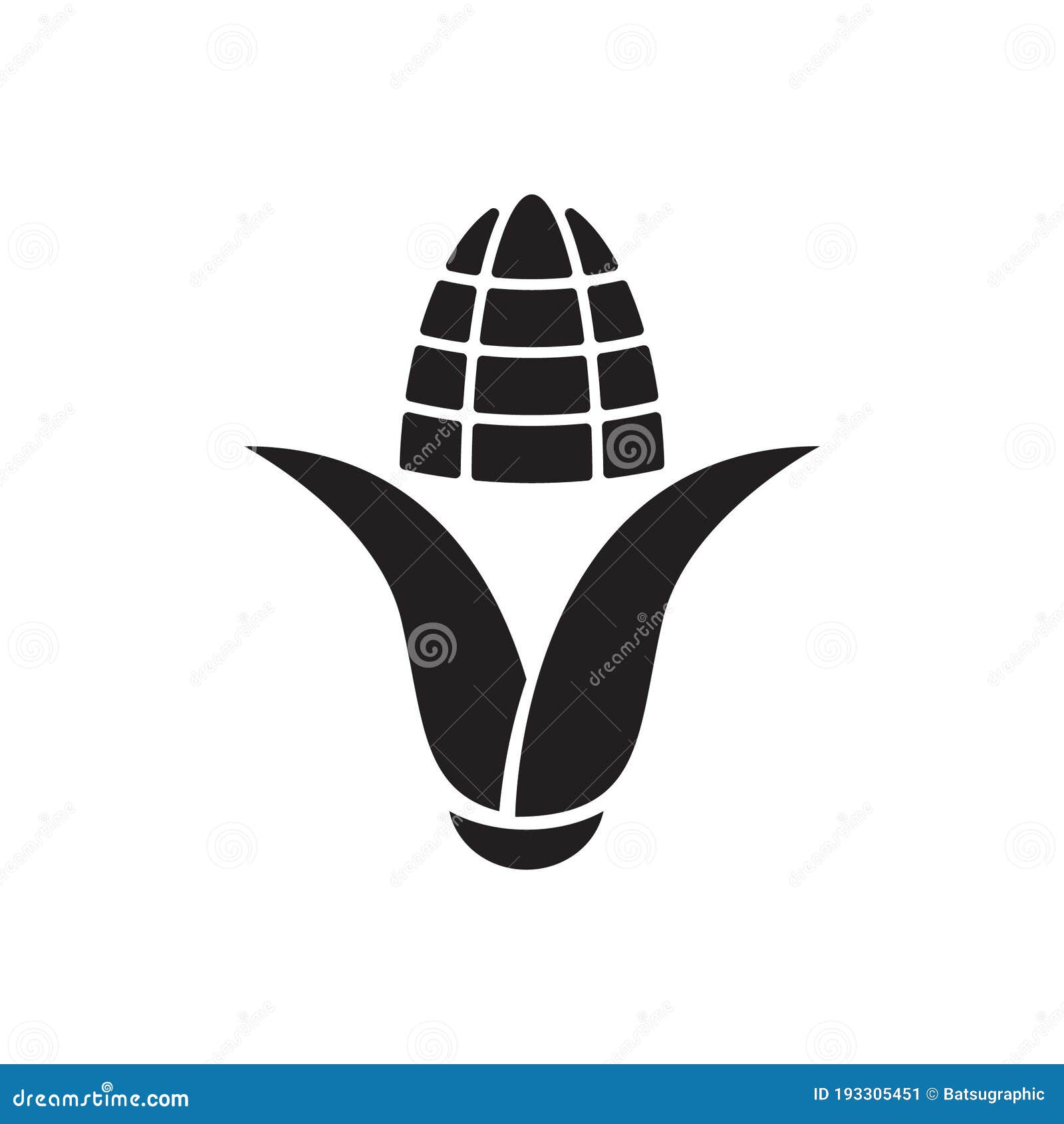 Corn Vector Icon Logo Design Stock Vector - Illustration of maize ...