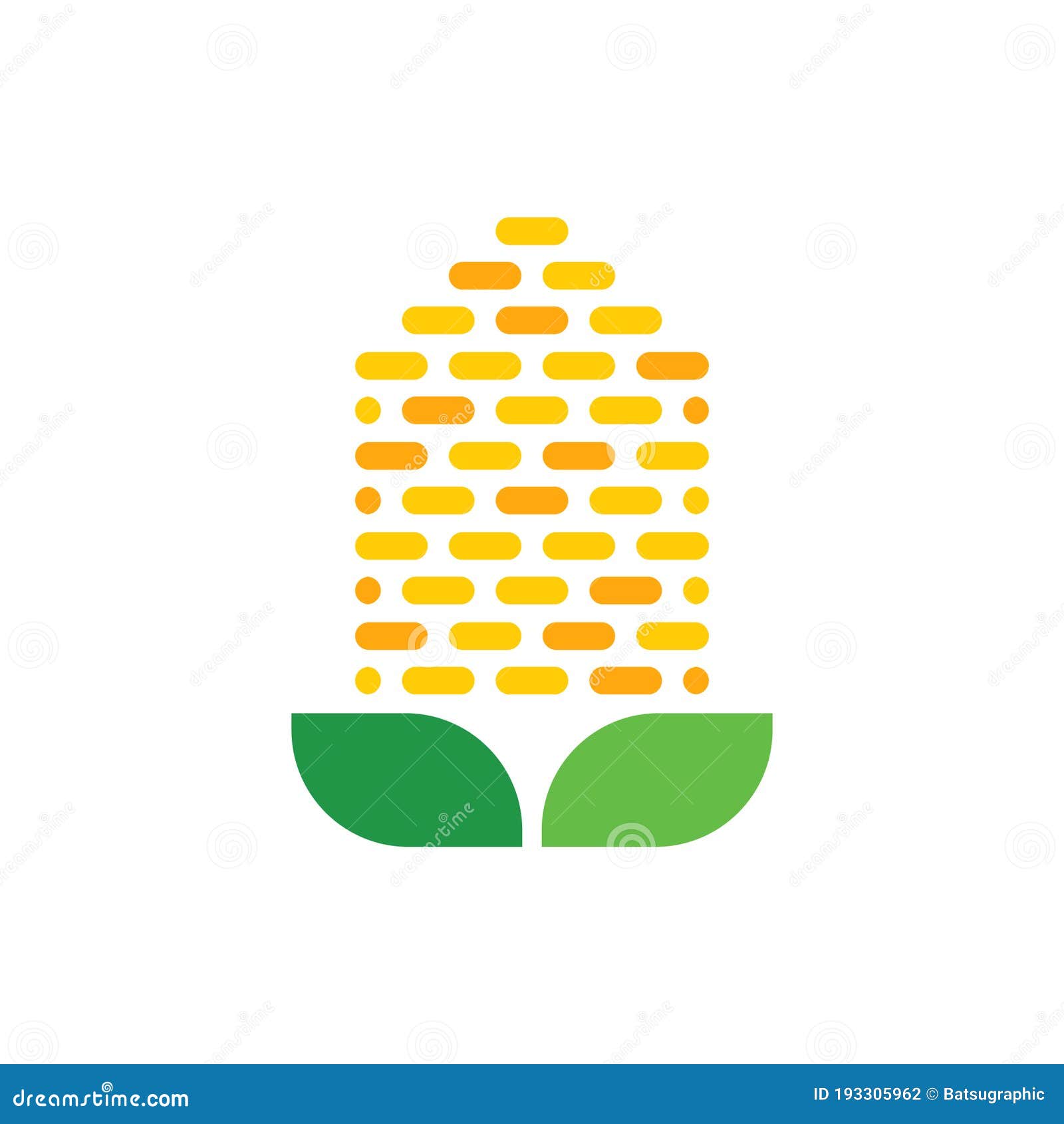 Corn Vector Icon Logo Design Stock Vector - Illustration of grain ...