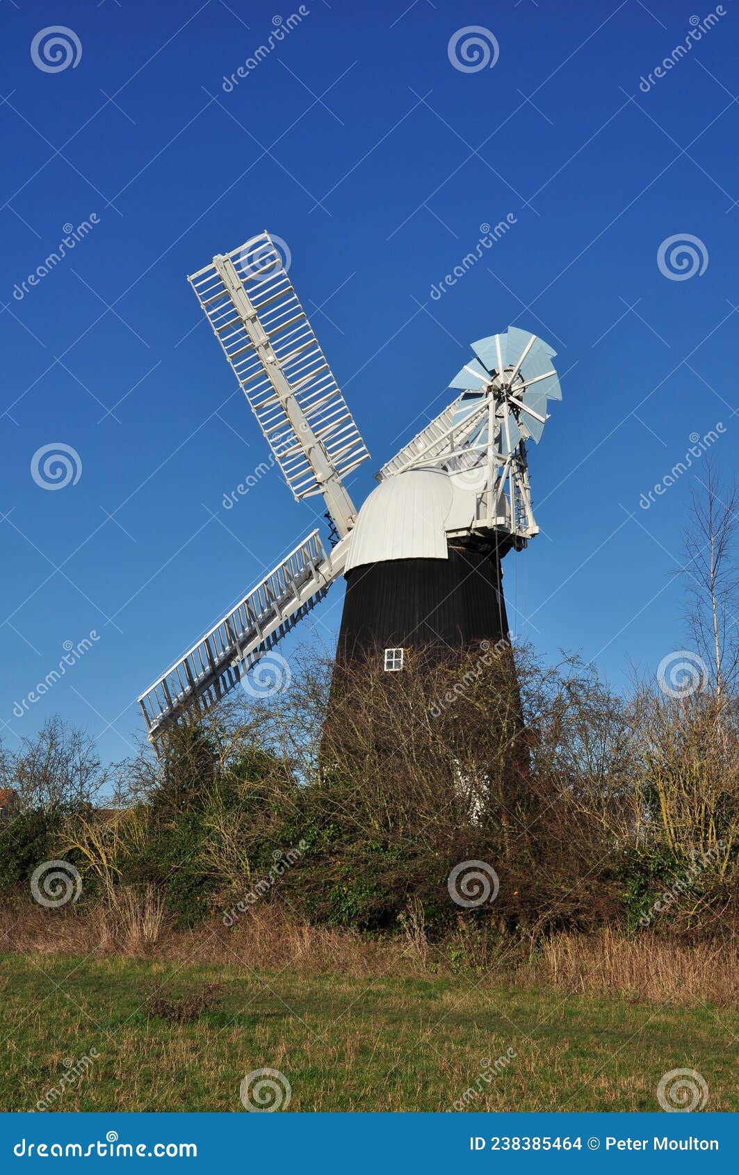 Corn Windmill, Wicken, Cambridgeshire Editorial Stock Image - Image of ...