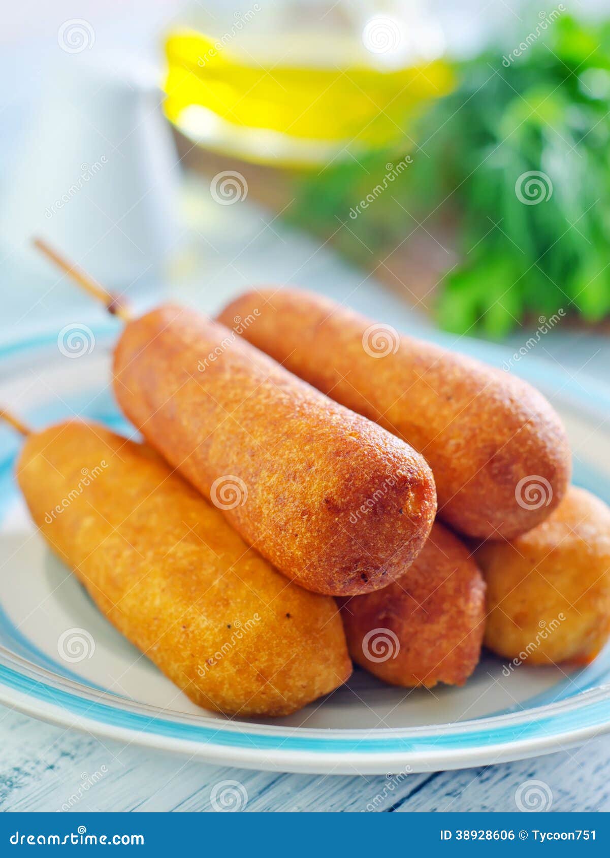 Corndogs stock photo. Image of food, fried, american - 38928606