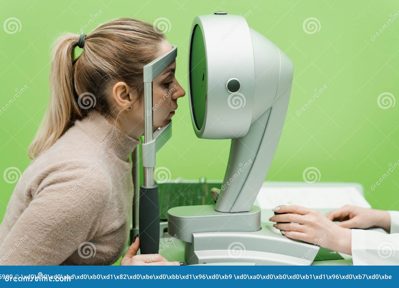 Corneal Topography Eye Vision Test for Visual Description of the Shape ...
