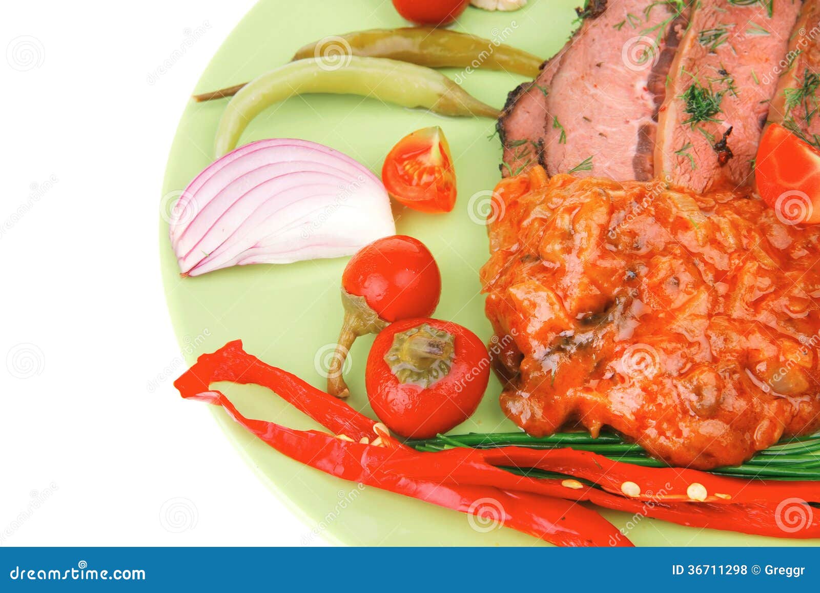 Corned beef on plate stock photo. Image of healthy, meal - 36711298