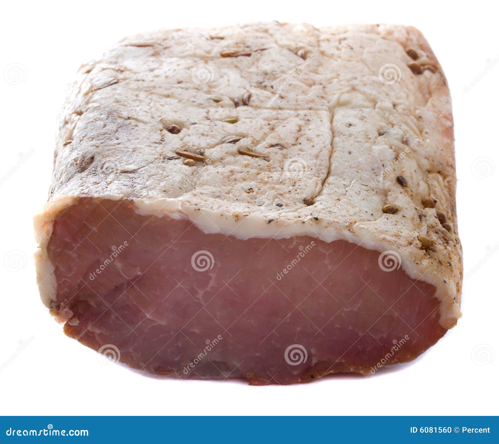 Corned pork stock photo. Image of lard, white, slice, food - 6081560