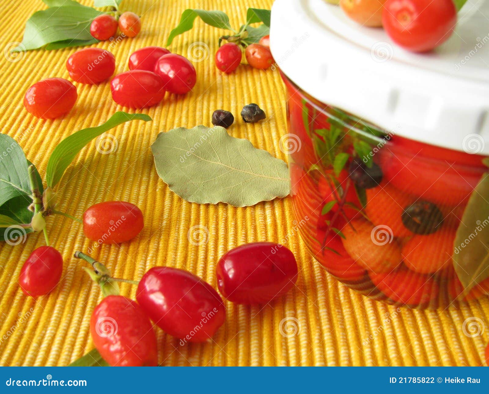 Cornelian cherries stock photo. Image of cornel, yellow - 21785822