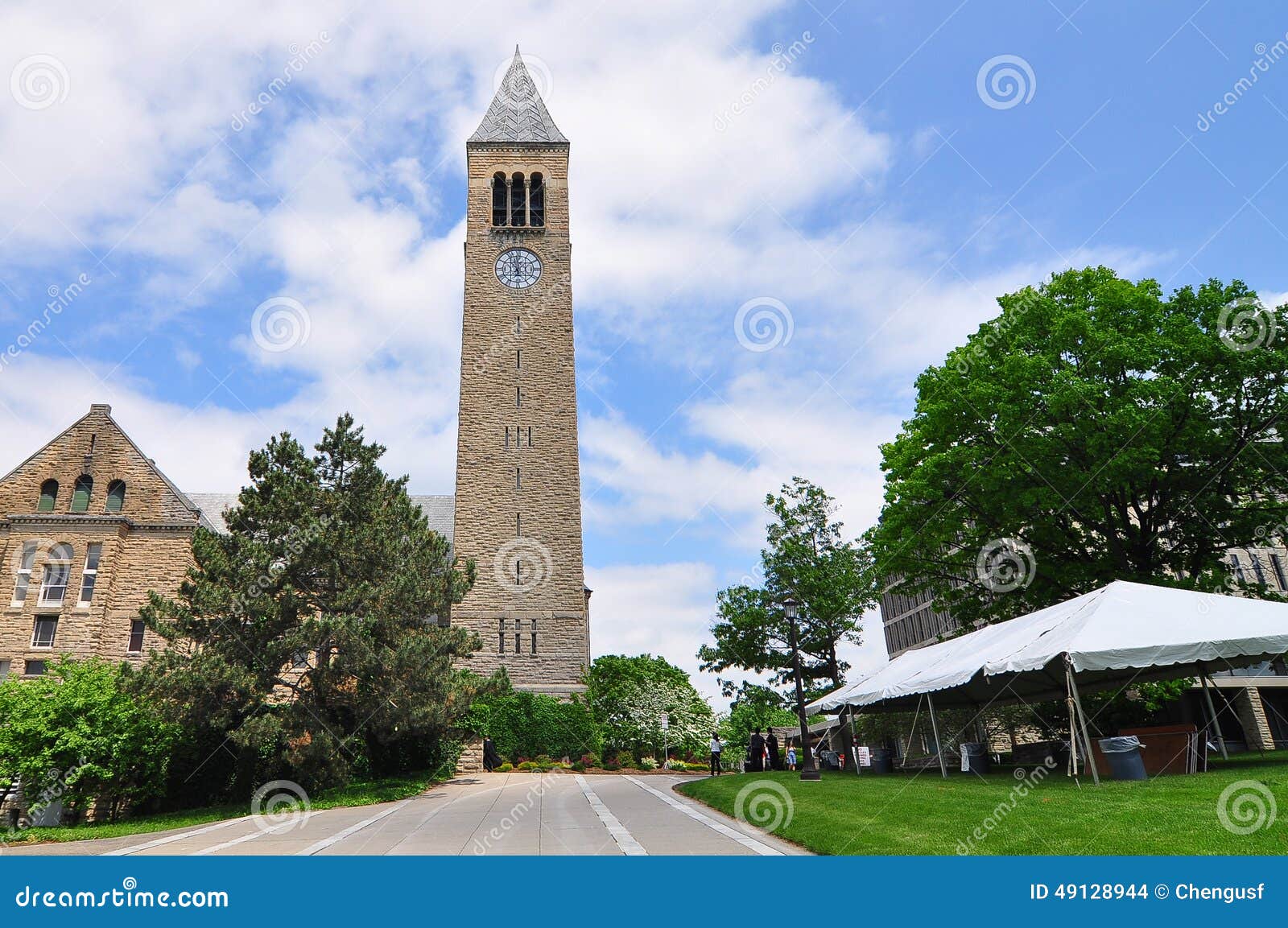 Cornell Bell tower stock photo. Image of graduate, campus - 49128944