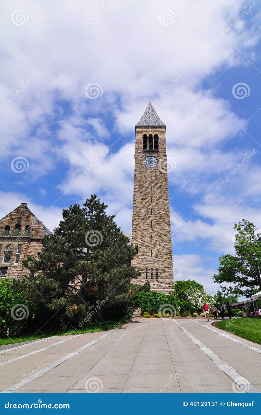 Cornell Bell tower editorial photo. Image of higher, leaves - 49129131